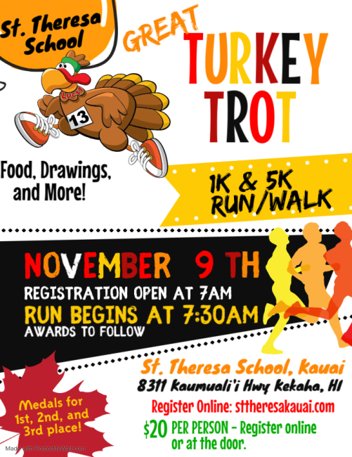 Turkey_Trot_Flyer | St. Theresa Parish on Kauai